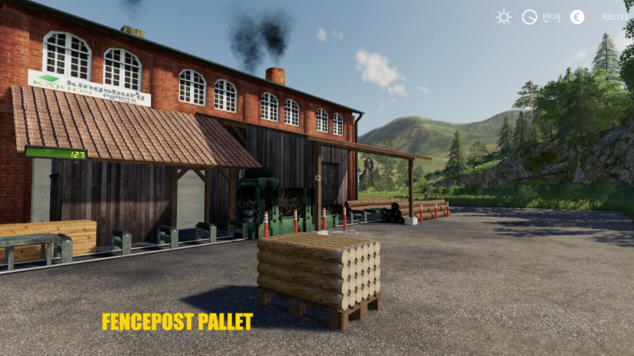 Factory of paper cartons pallets FS19 - KingMods