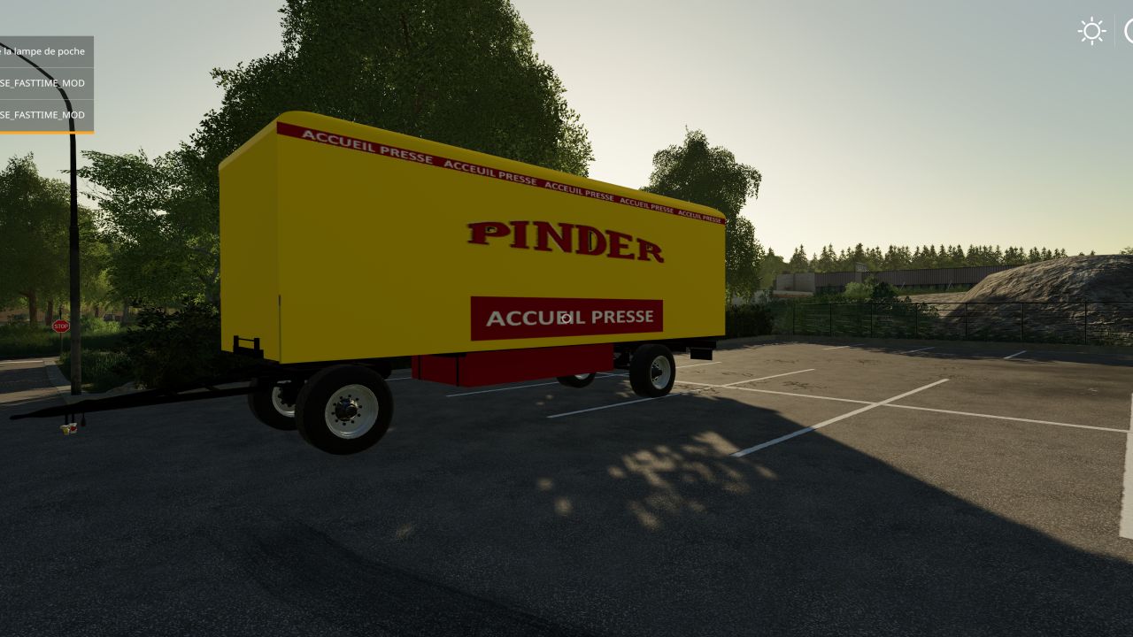 Trailer Início Imprensa Pinder FS19 - KingMods