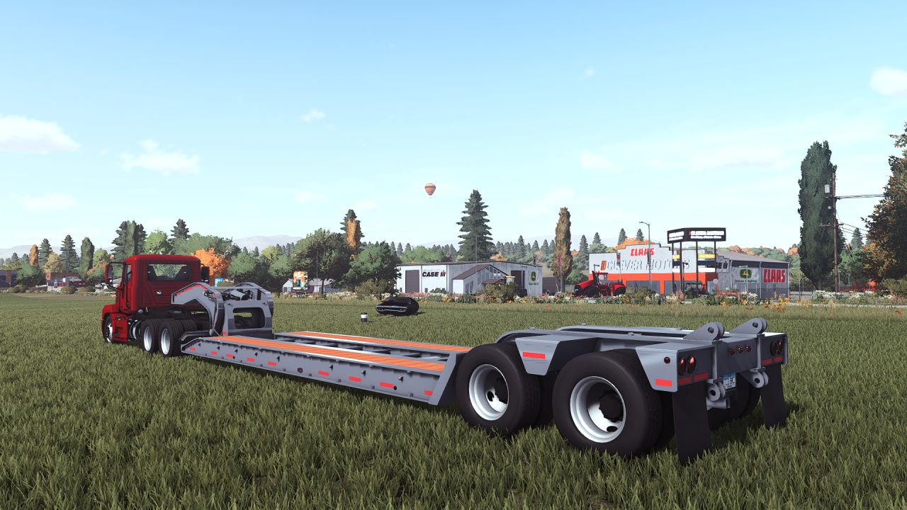 Lowboy de 2 eixos FS22 - KingMods
