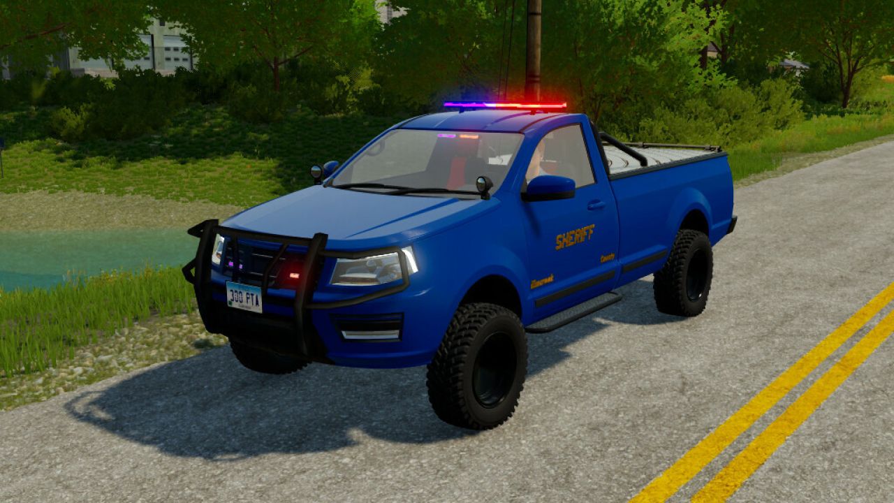2017 Pickup Police FS22 - KingMods