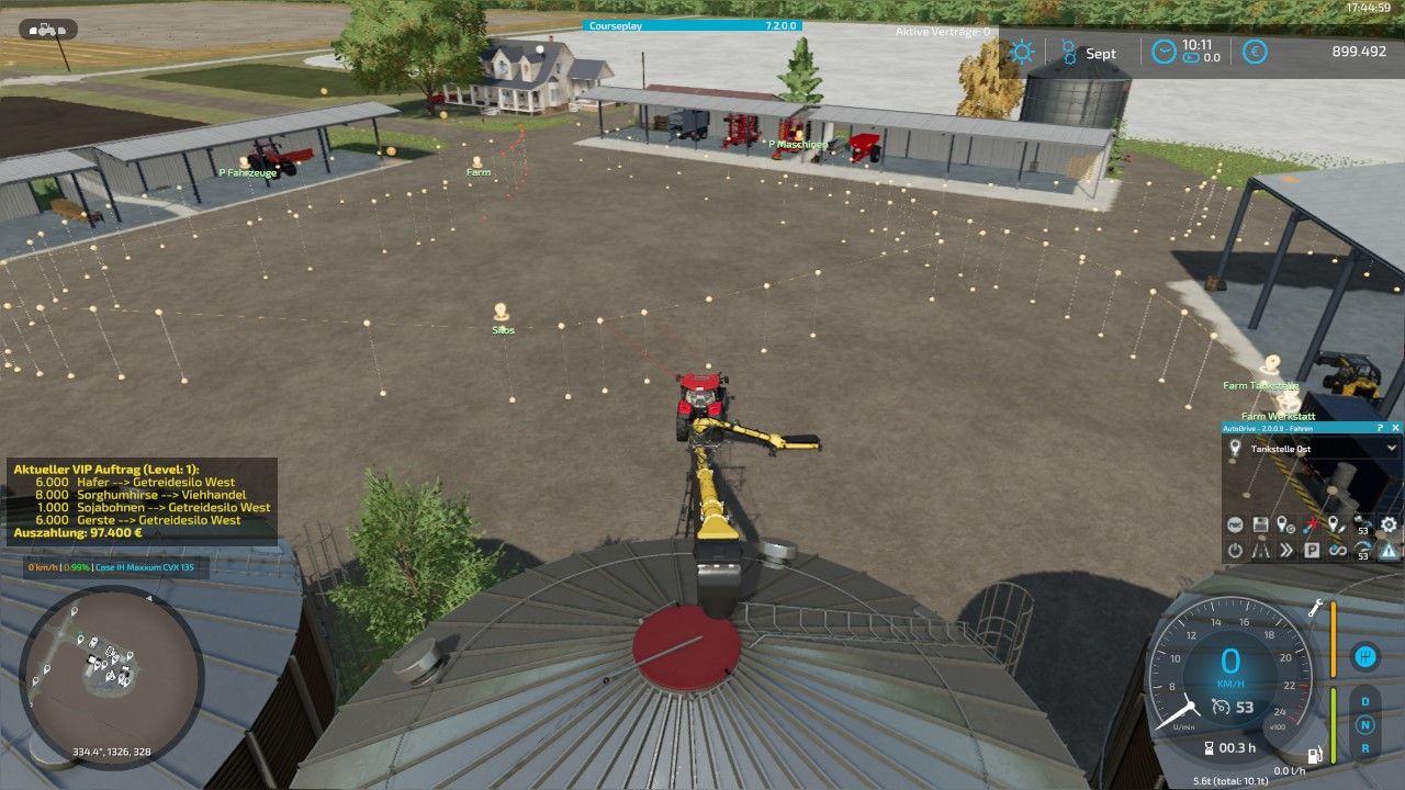 AutoDrive "Fox Farms" FS22 - KingMods