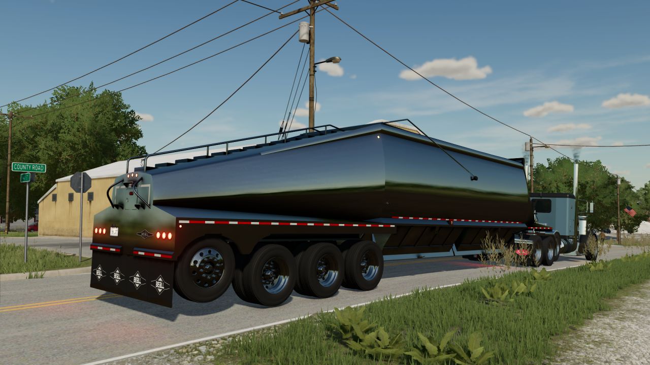 Beall Bullet Quad Axle Belly Dump FS22 - KingMods