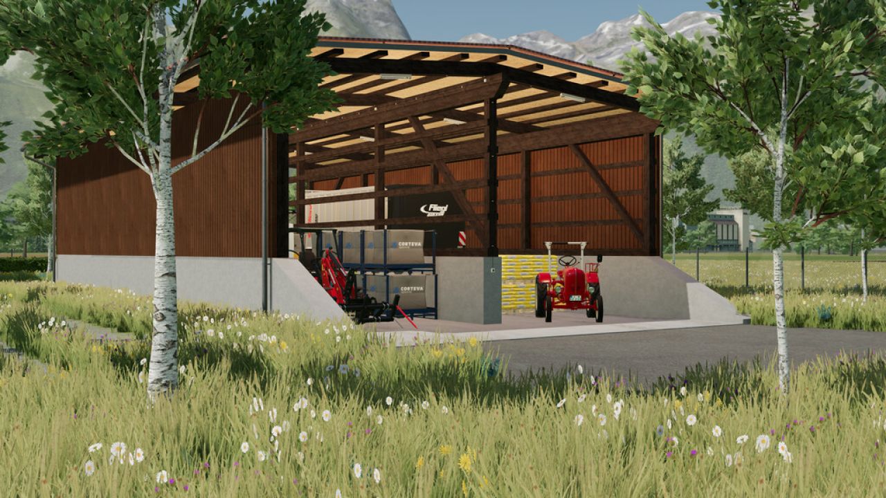Bunkersilo Shed FS22 - KingMods