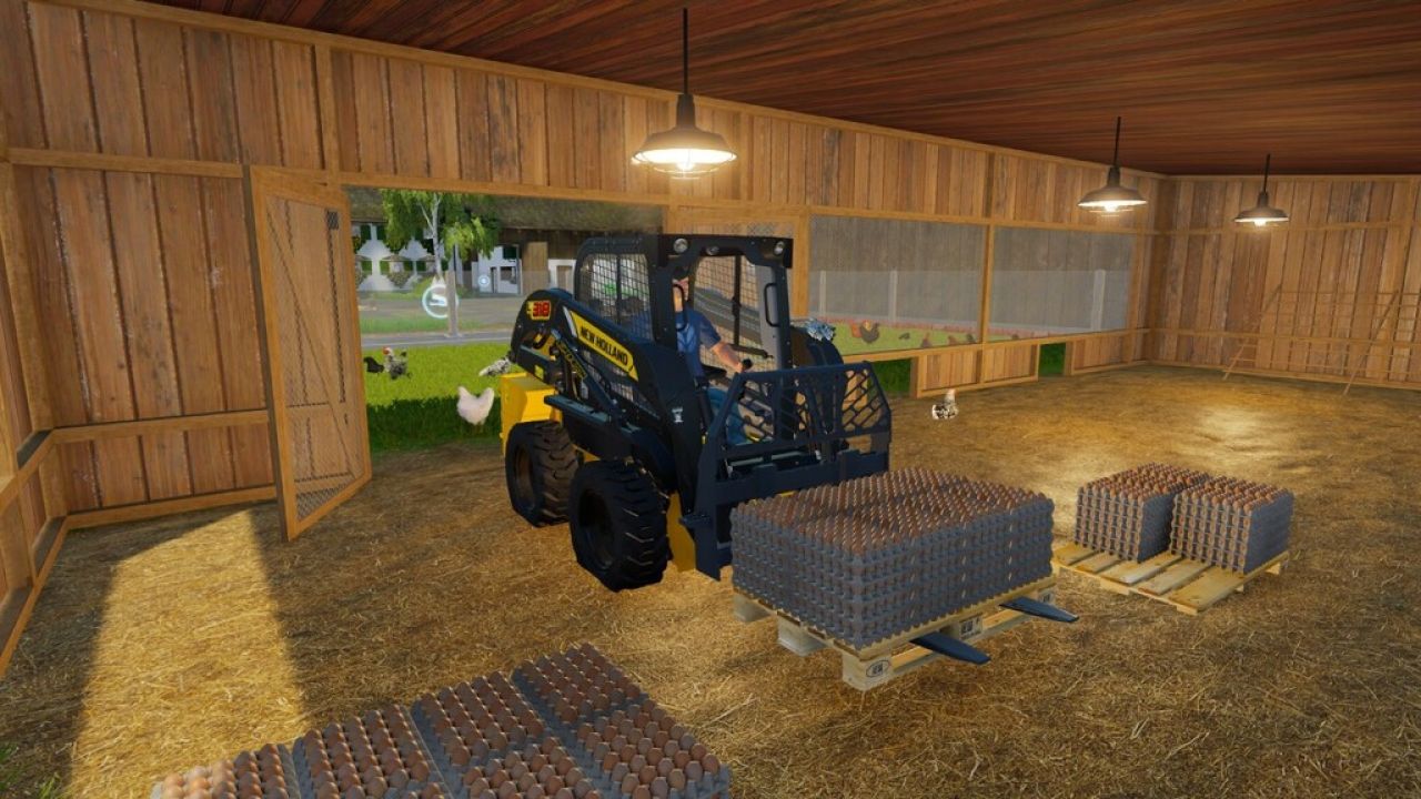 Chicken Barn Large FS22 - KingMods