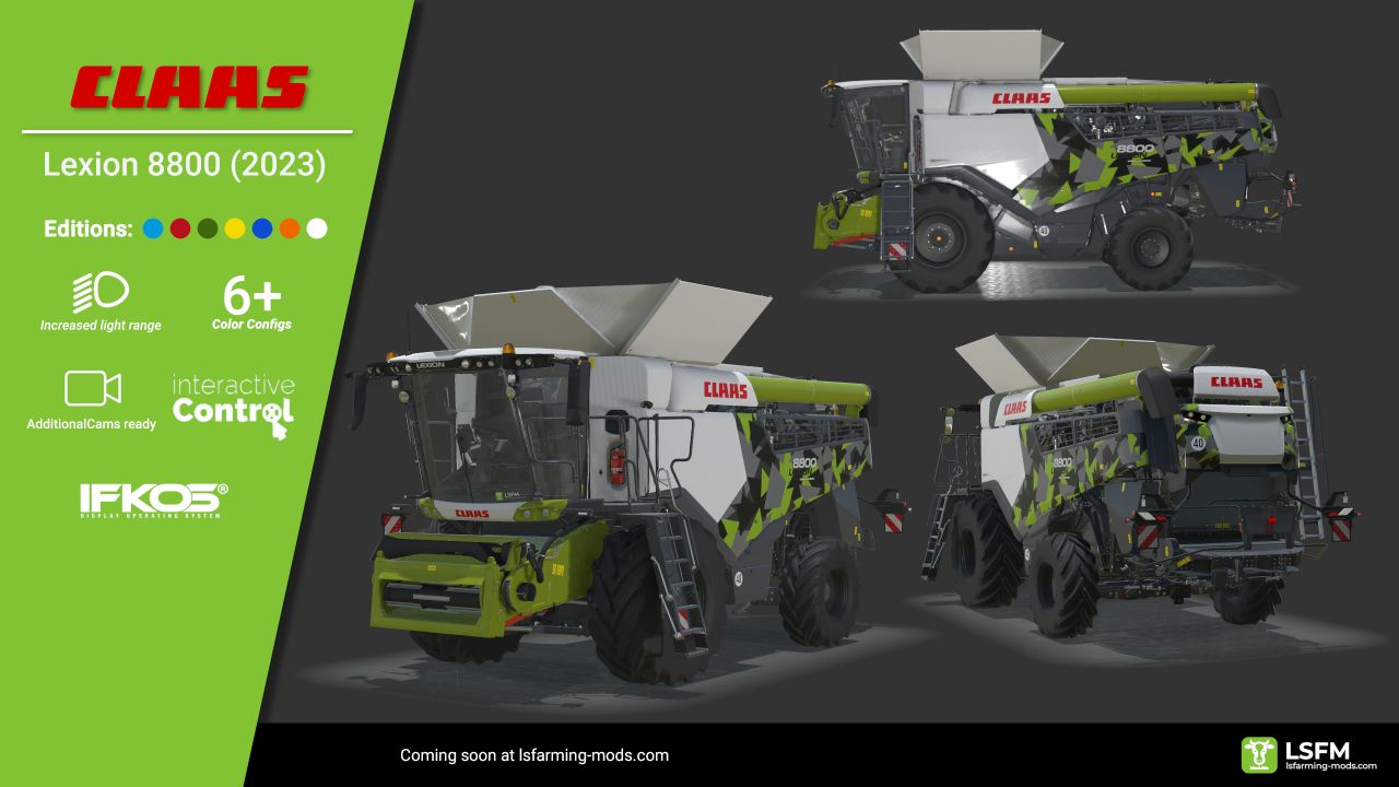 Claas Harvester Pack LS22 - KingMods