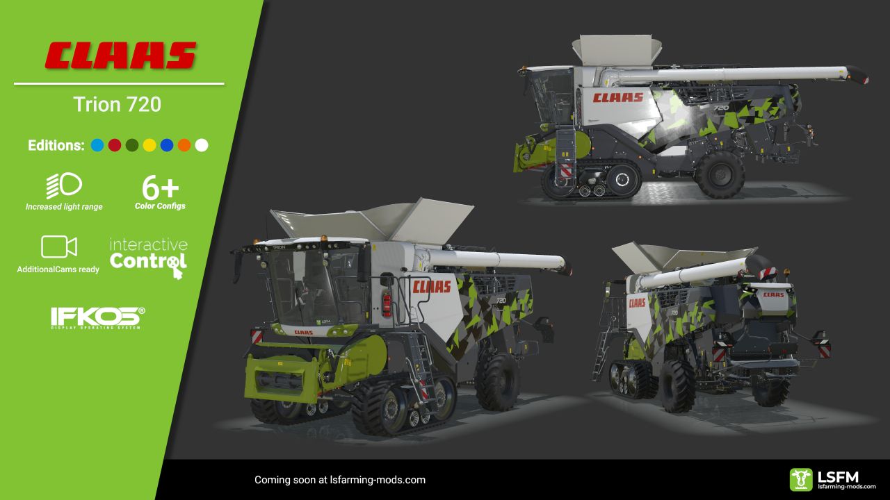 Paquete cosechadora Claas FS22 - KingMods