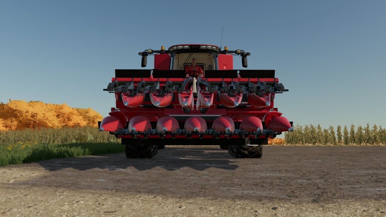 Paquete de cabezales de maíz plegables CNH de 12 hileras FS22 - KingMods