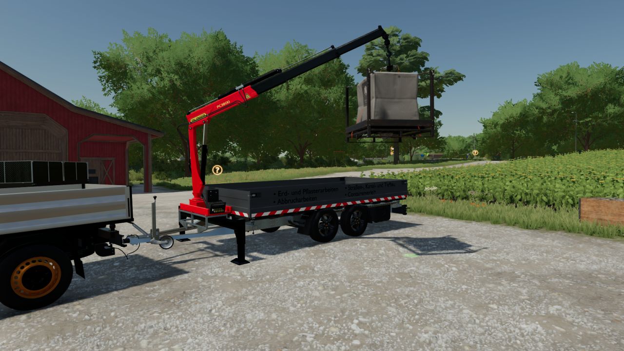 Plac budowy Przyczepa Stani FS22 - KingMods