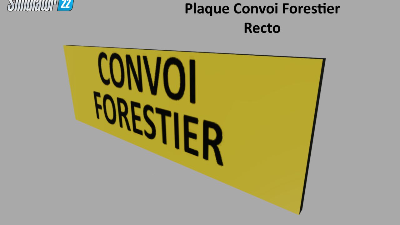 Convoy Panel Pack (Prefab) FS22 - KingMods