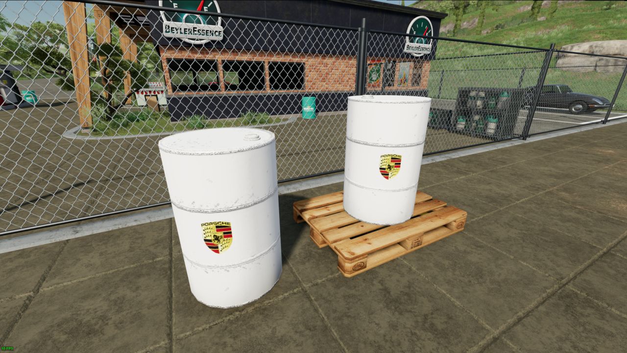 Barril decorativo (aceite) FS22 - KingMods