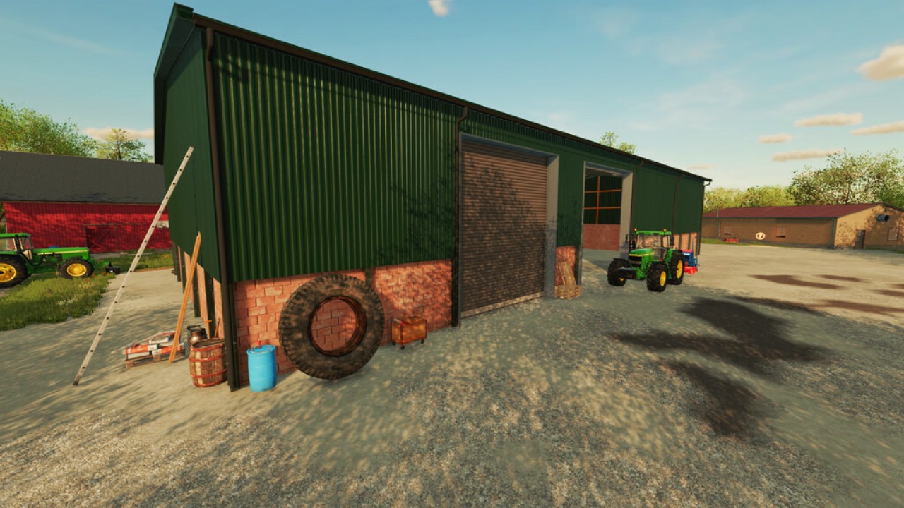 English Barn Pack FS22 - KingMods