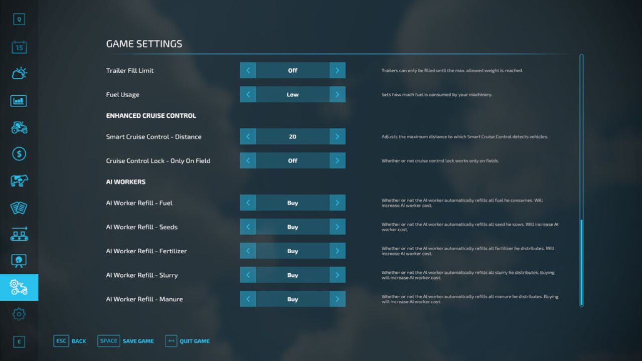 Улучшенный круиз-контроль FS22 - KingMods