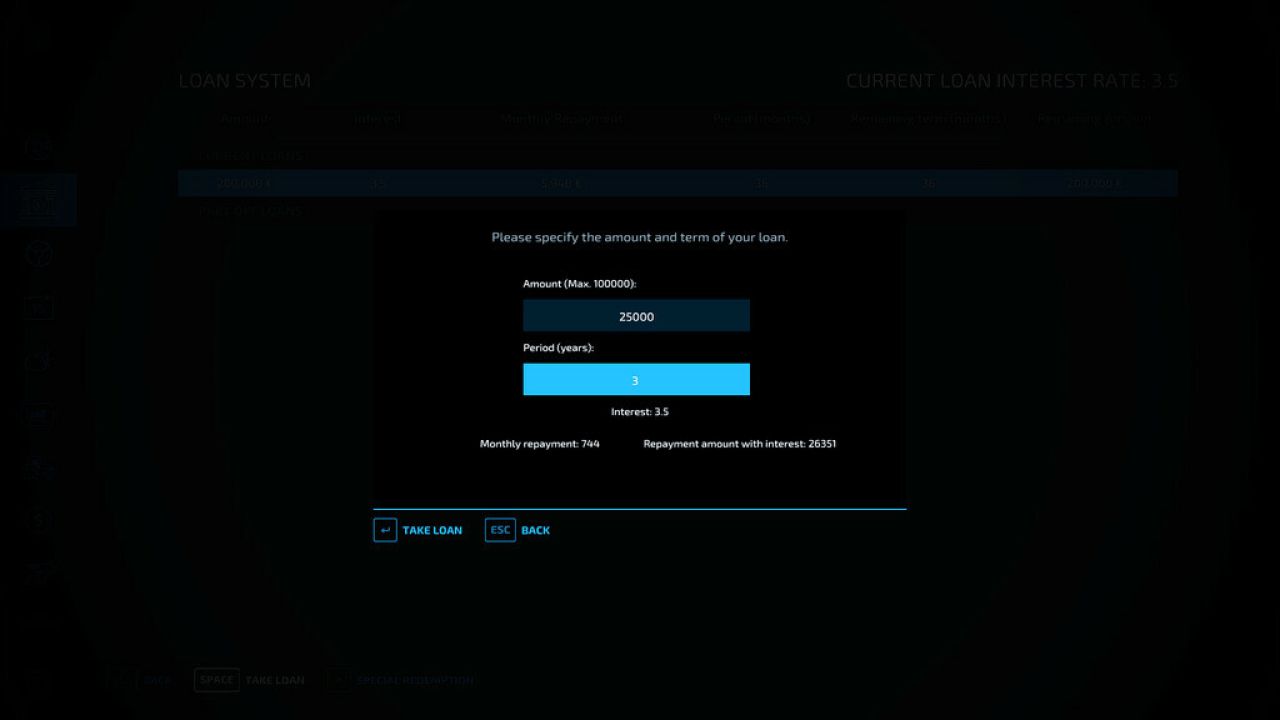 Enhanced Loan System FS22 - KingMods