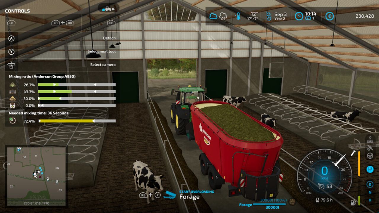 Enhanced Mixer Wagons FS22 - KingMods