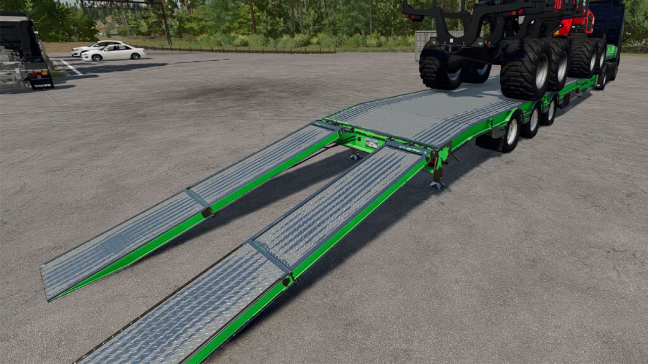 Euro Piattaforma A Pianale Ribassato FS22 KingMods