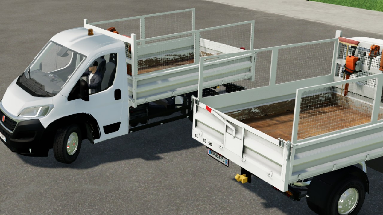 Fiat Ducato paysagiste LS22 | Landwirtschafts Simulator 22 Mods