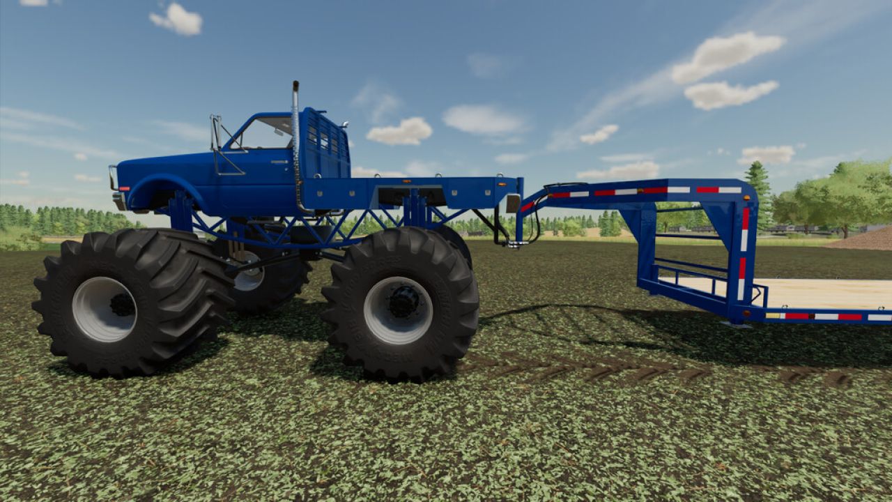 Flatbed Monster Truck FS22 - KingMods