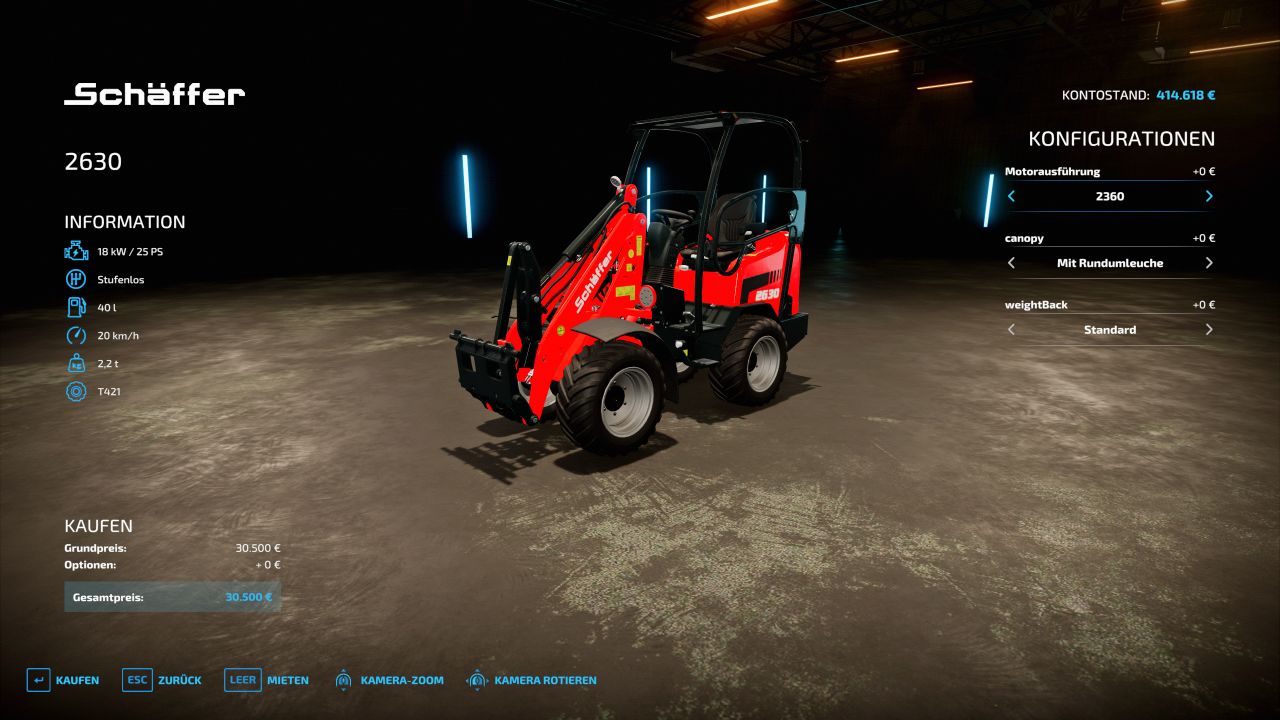 Front loader 2360 FS22 - KingMods