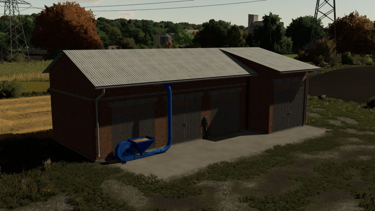 Garaje Con Silo FS22 - KingMods