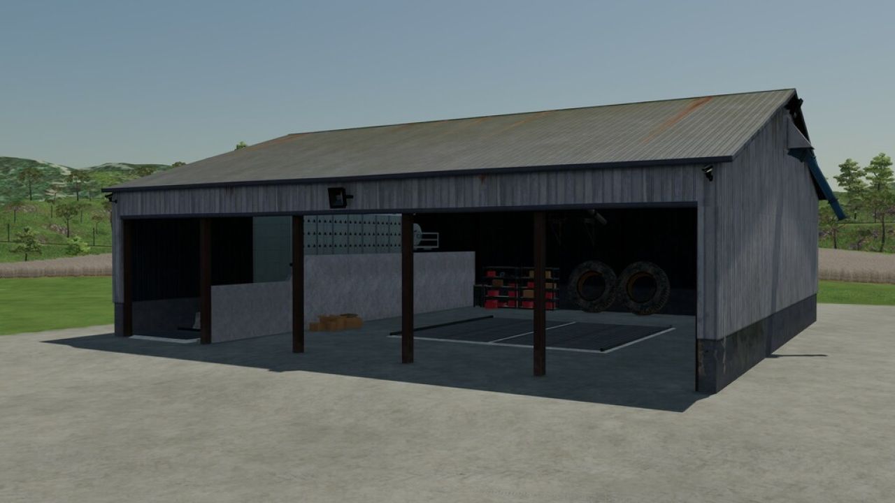 Hangar De Séchage Du Grain FS22 - KingMods