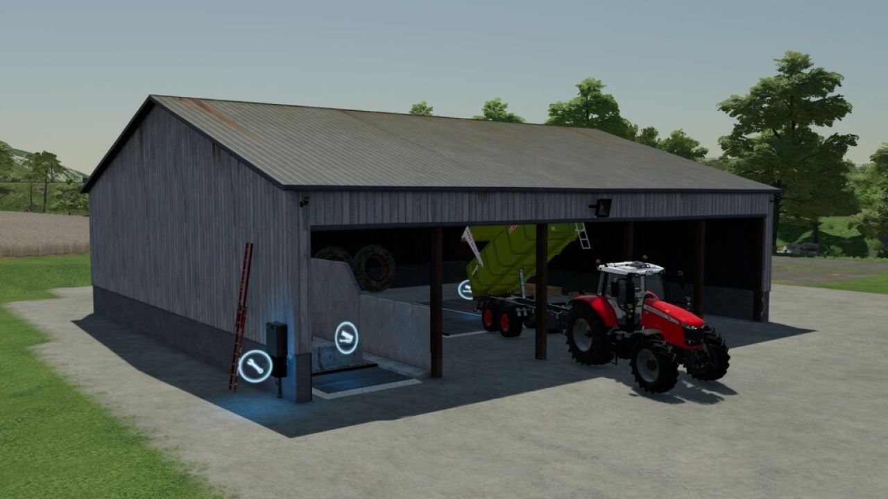 Grain Drying Shed FS22 - KingMods
