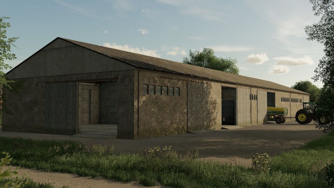 Pack Hall Silo à Grains FS22 - KingMods