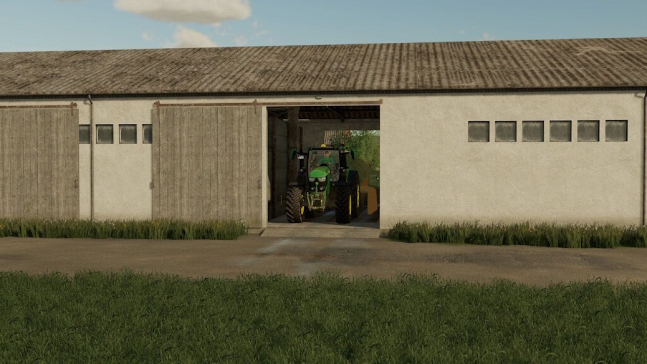 Pack Hall Silo à Grains FS22 - KingMods