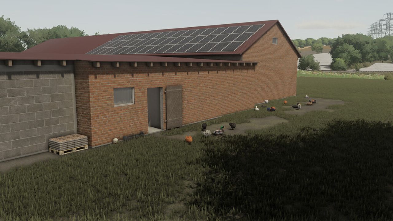 Grain Storage With Hen House FS22 - KingMods