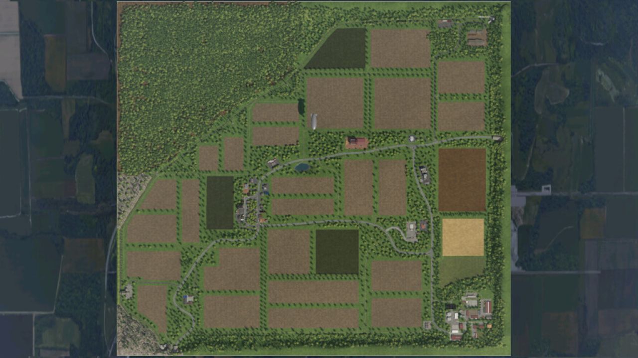 Gumpen Mega Field And Forest Map FS22 - KingMods