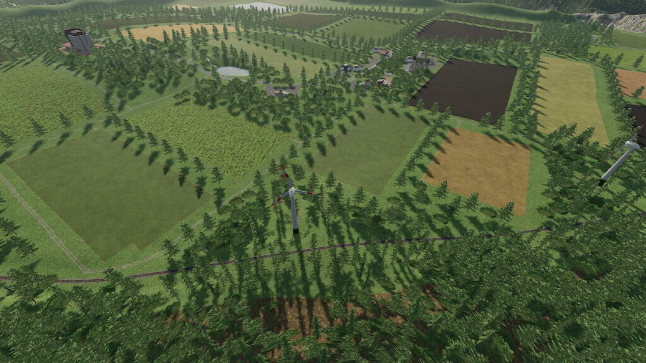 Gumpen Mega Field And Forest Map FS22 - KingMods