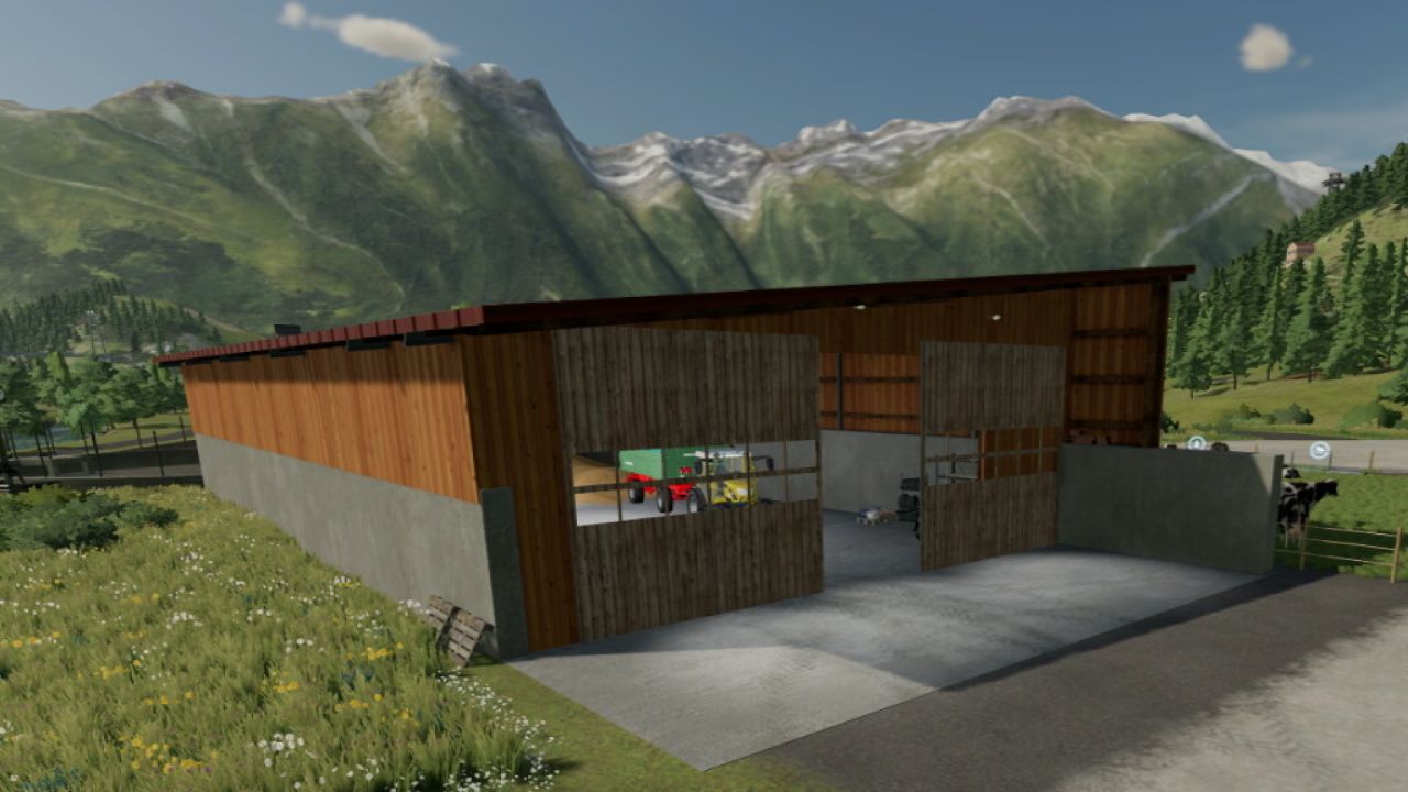 Hall With Cooling Chamber FS22 - KingMods