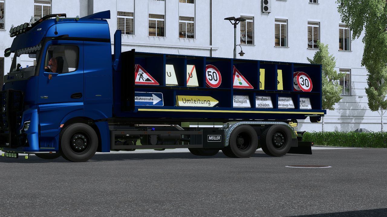Conteneur HKL pour le pack de signalisation FS22 - KingMods