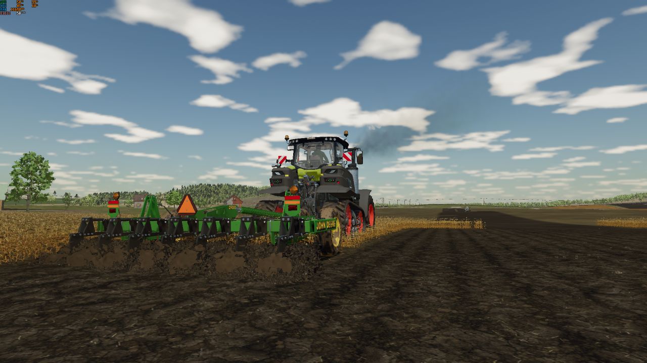 John Deere 2100 In-line 7 shank ripper FS22 - KingMods