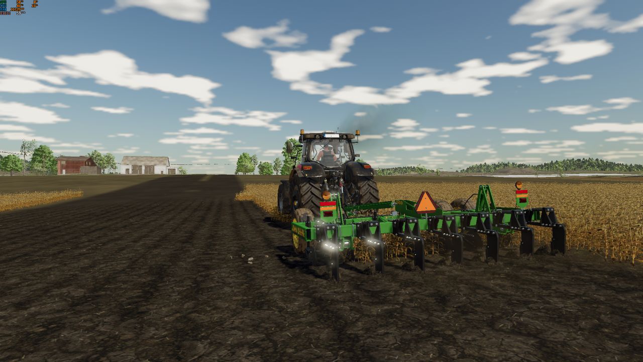 John Deere 2100 In-line 7 shank ripper FS22 - KingMods