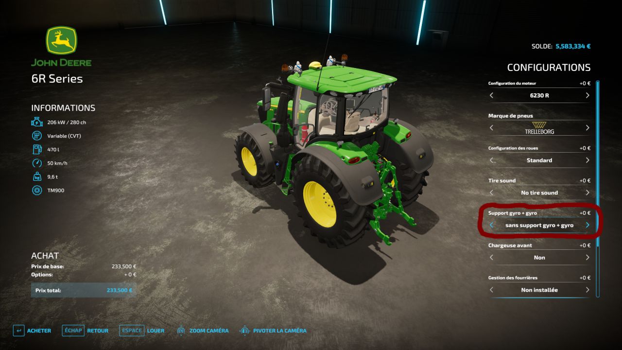 John Deere 6R Edit FS22 - KingMods