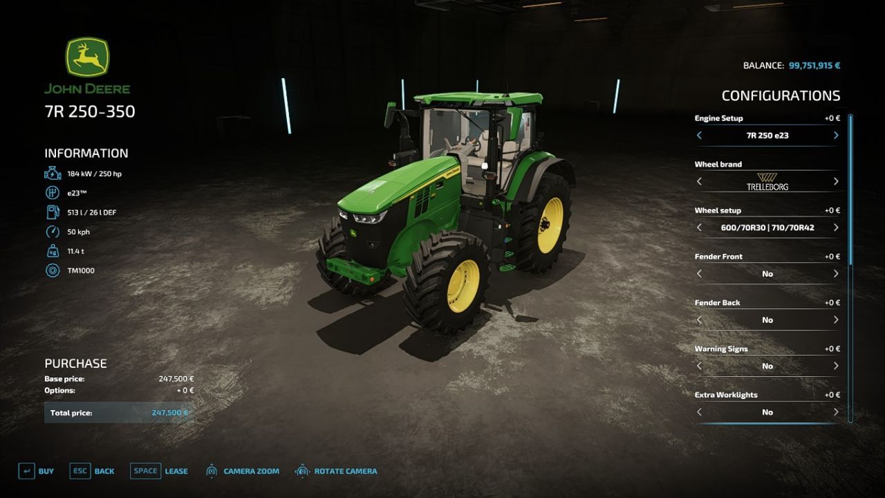 John Deere 7R Edit FS22 - KingMods