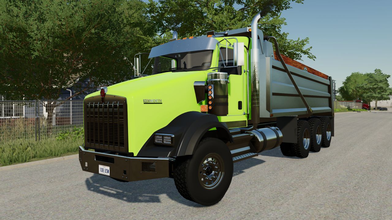 Kenworth T800 Dump Truck FS22 - KingMods