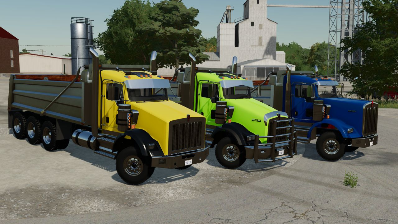 Kenworth T800 Dump Truck FS22 - KingMods