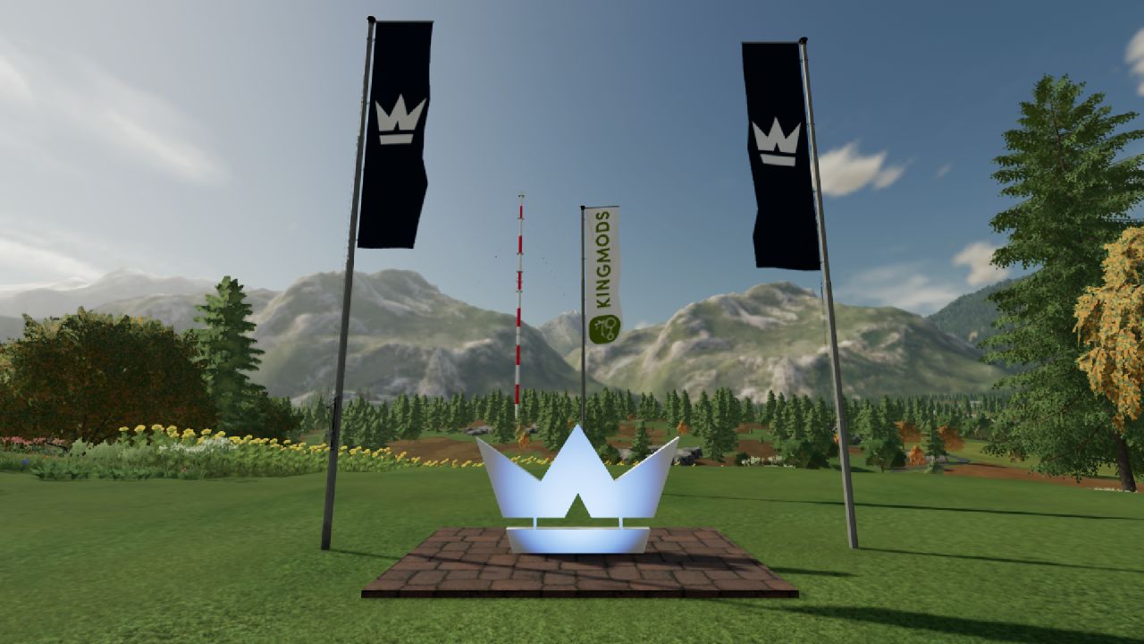 King UP 3D Logo FS22 - KingMods