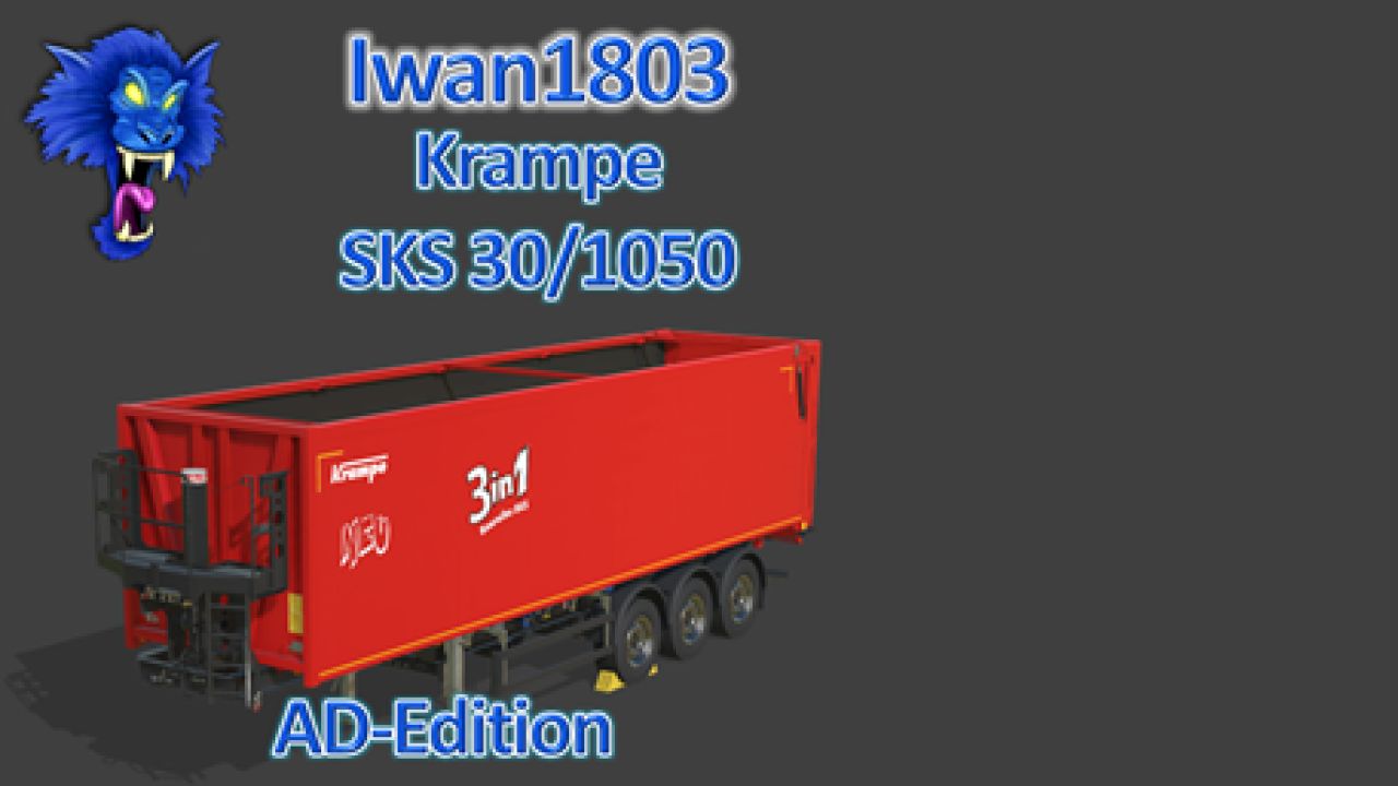 Krampe SKS 30/1050 AD-Edition FS22 - KingMods