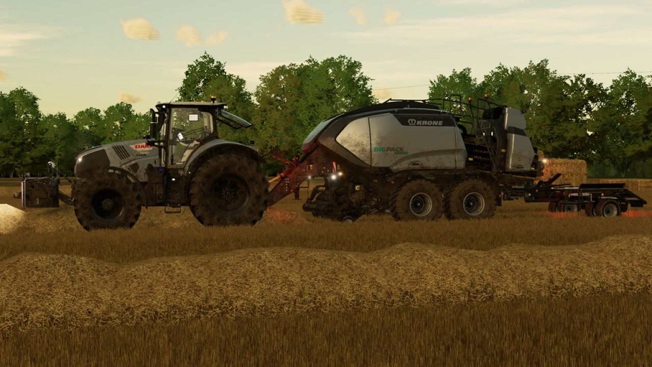 Krone BigPack 1290 HDP VC StrawHarvest Addon FS22 - KingMods