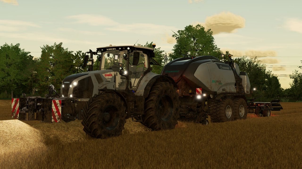 Krone BigPack 1290 HDP VC StrawHarvest Addon FS22 - KingMods
