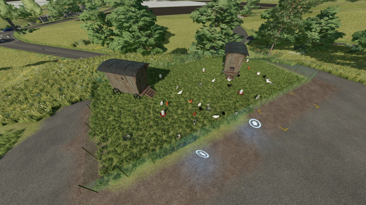 Grand Poulailler Extérieur FS22 - KingMods