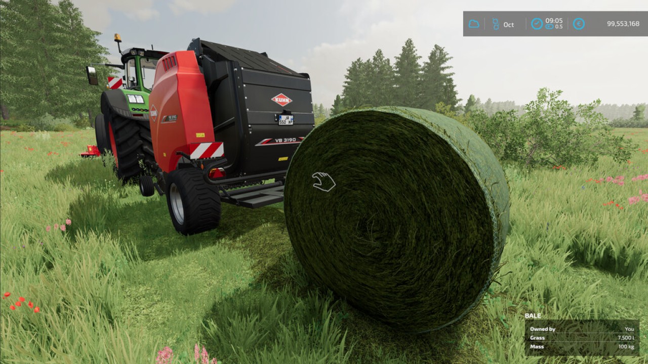 Paquete de pacas elevables FS22 - KingMods
