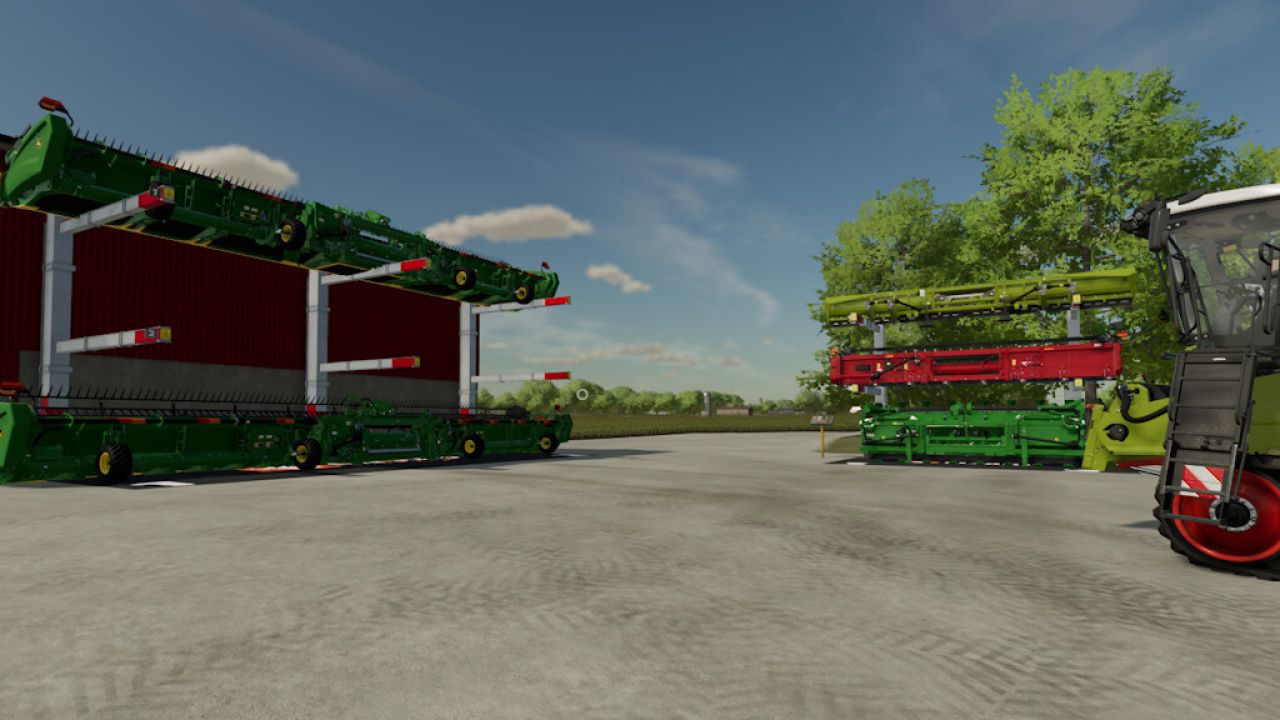 Lizard Hydra-Glide XL Header Storage System FS22 - KingMods