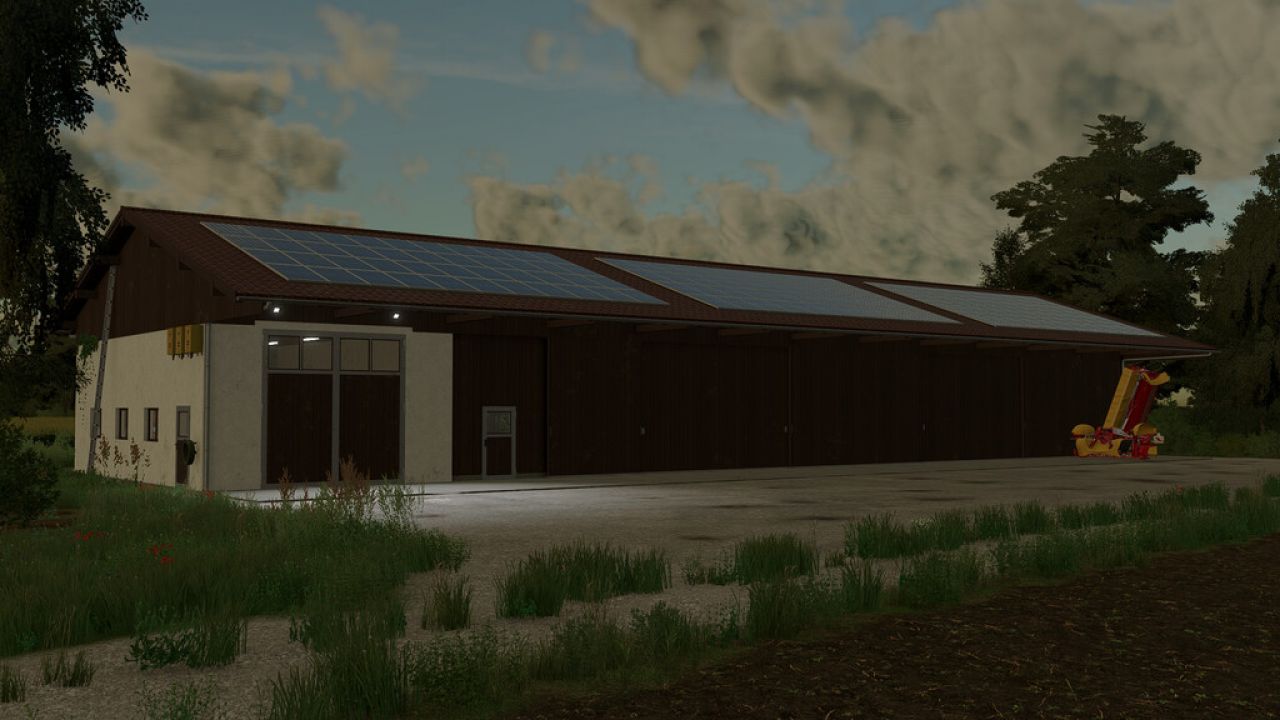 Machine Hall With Workshop FS22 - KingMods