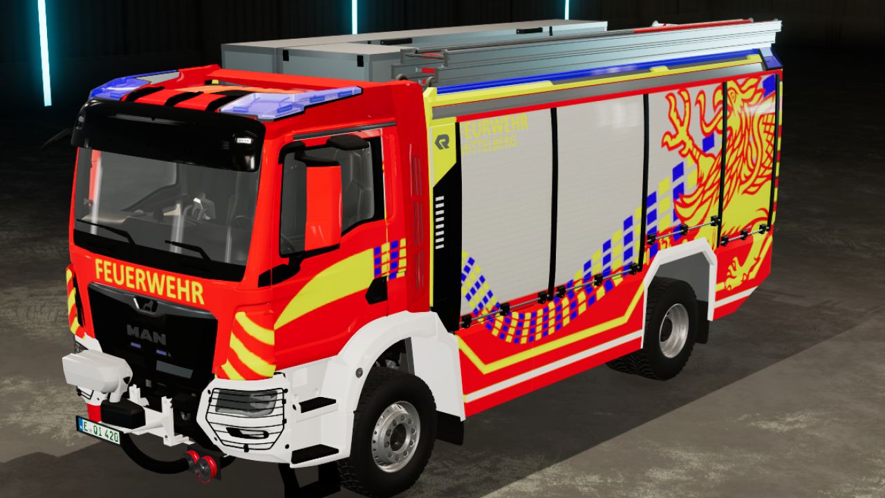 MAN TGM 2023 AT3 TLF/RW FS22 - KingMods