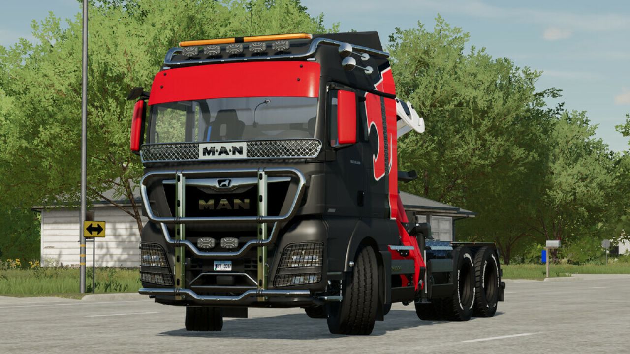 MAN TGX Forest Semi-Truck FS22 - KingMods