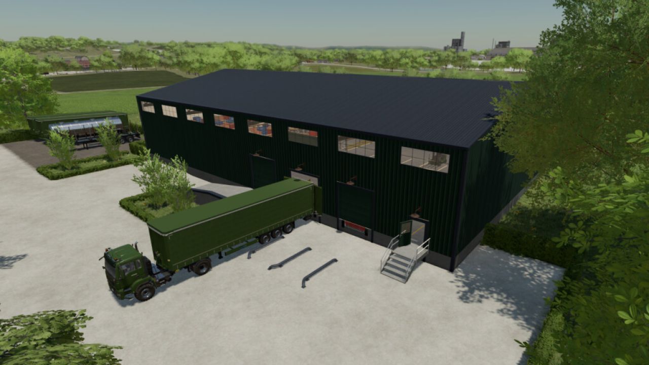 Medium Sized Warehouse FS22 - KingMods