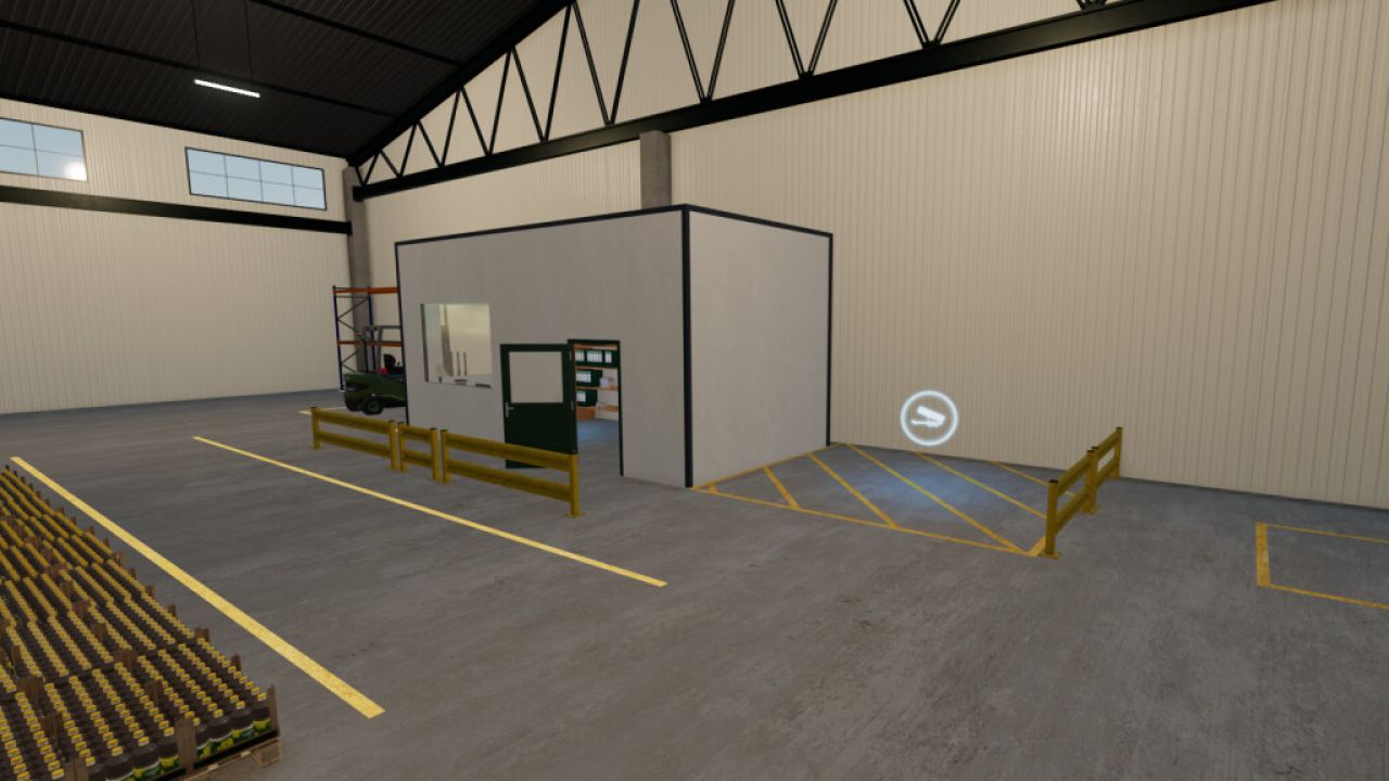 Medium Sized Warehouse FS22 - KingMods